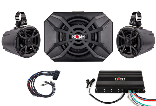 UTV Stereo Set With Waterproof Subwoofer for ride command (NUTV5-S for ...